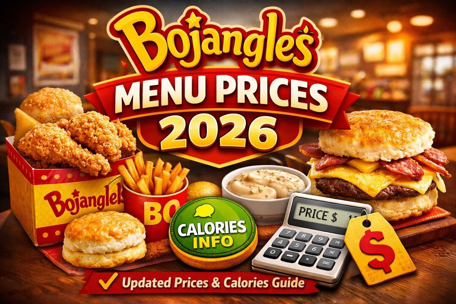 Bojangles Menu with Prices 2026: Latest Menu, Calories & Deals